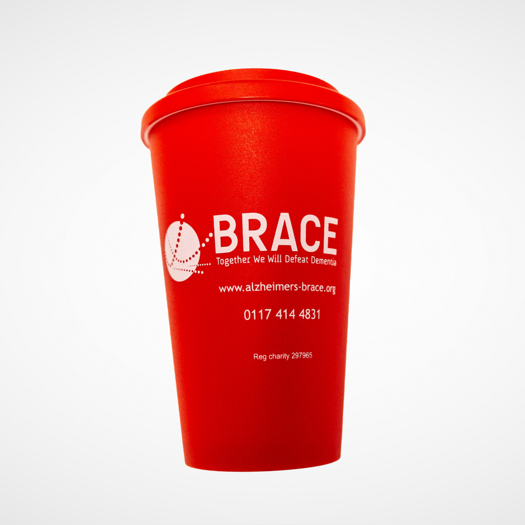 Travel mug - £4.95 - BRACE Alzheimer's Research