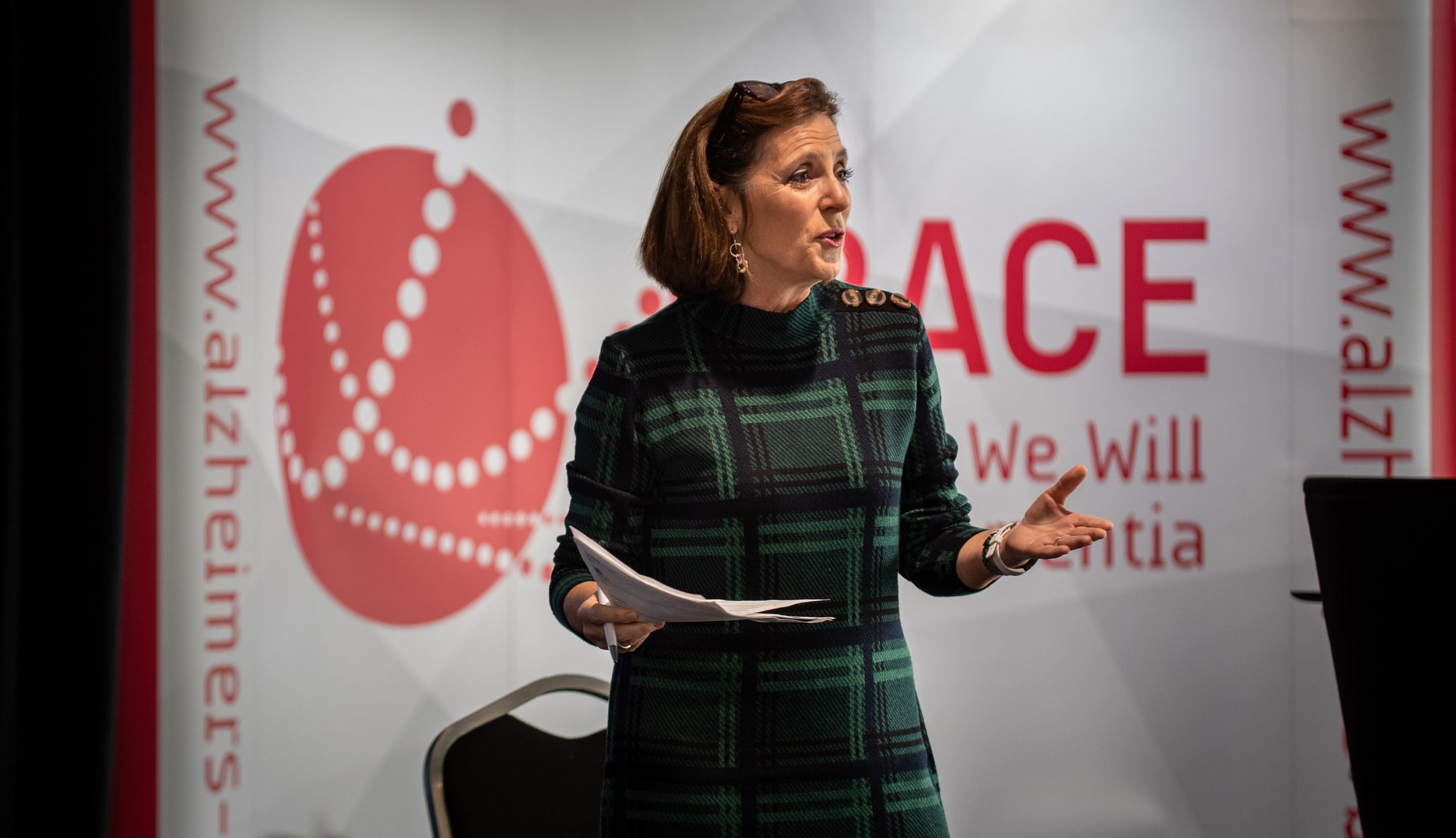 Ali Vowles Master of Ceremonies for BRACE Gala - BRACE Alzheimer's Research